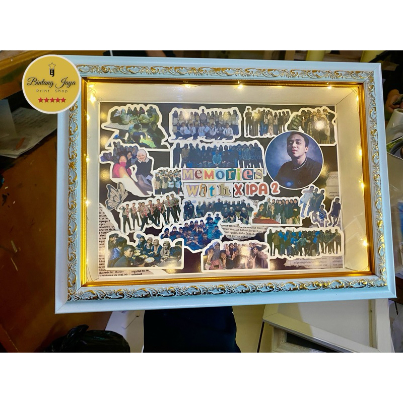Jual Bingkai 3D custom foto banyak / bintang jaya print tasikmalaya ...