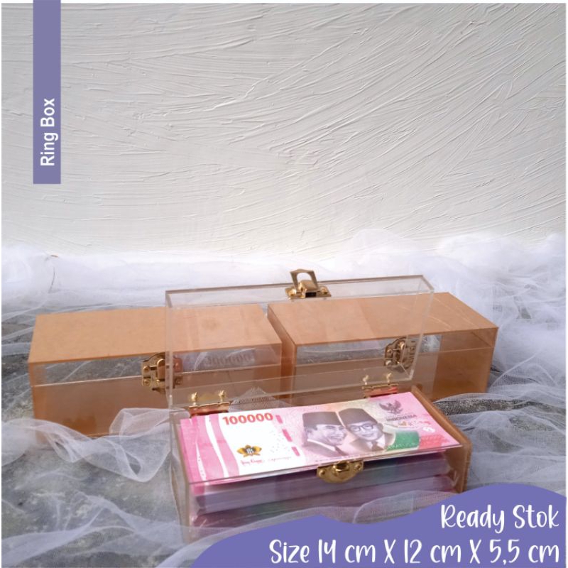 Jual BOX UANG AKRILIK / KOTAK UANG AKRILIK | Shopee Indonesia