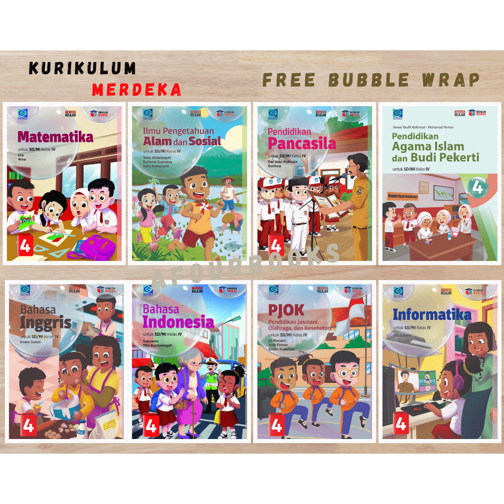 Jual Buku Paket Kelas 4 SD/MI Kurikulum Merdeka - Grafindo | Shopee Indonesia