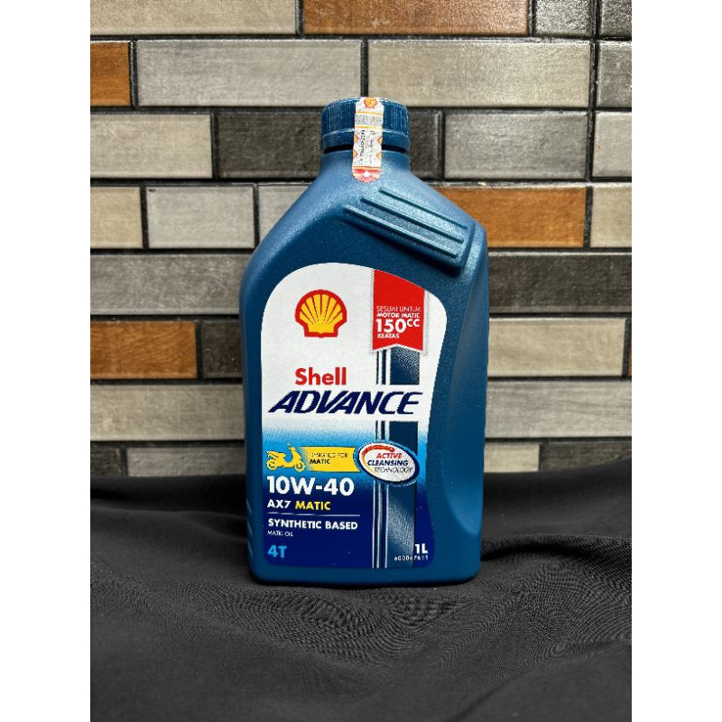 Jual Oli Motor Shell Advance Ax7 Scooter 10w 40 1l Shopee Indonesia