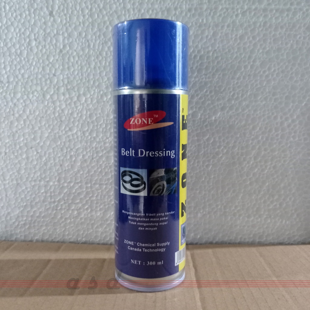 Jual ZONE Belt Dressing 300 mL (V-belt Spray) Pelumas V-belt Pengencang ...