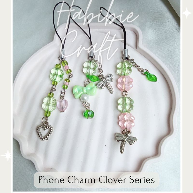 Jual Phone Charm Clover Edition by Habibie Craft gantungan hp hape ...