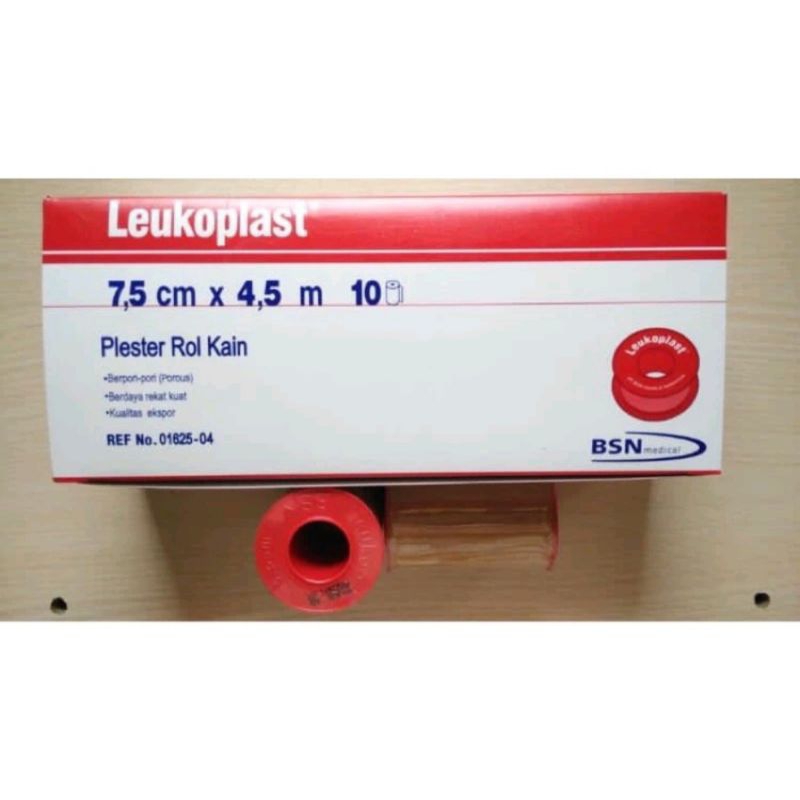 Jual Leukoplast Plester Rol Kain 7,5cm x 4,5m per rol | Shopee Indonesia
