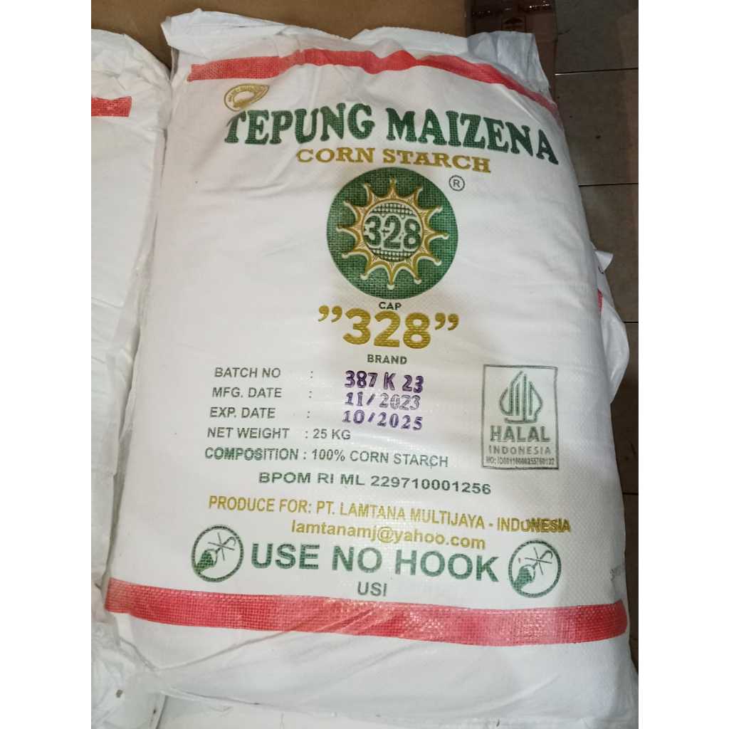 Jual Maizena 328 Tepung Jagung 25kg / Kemasan Karung | Shopee Indonesia