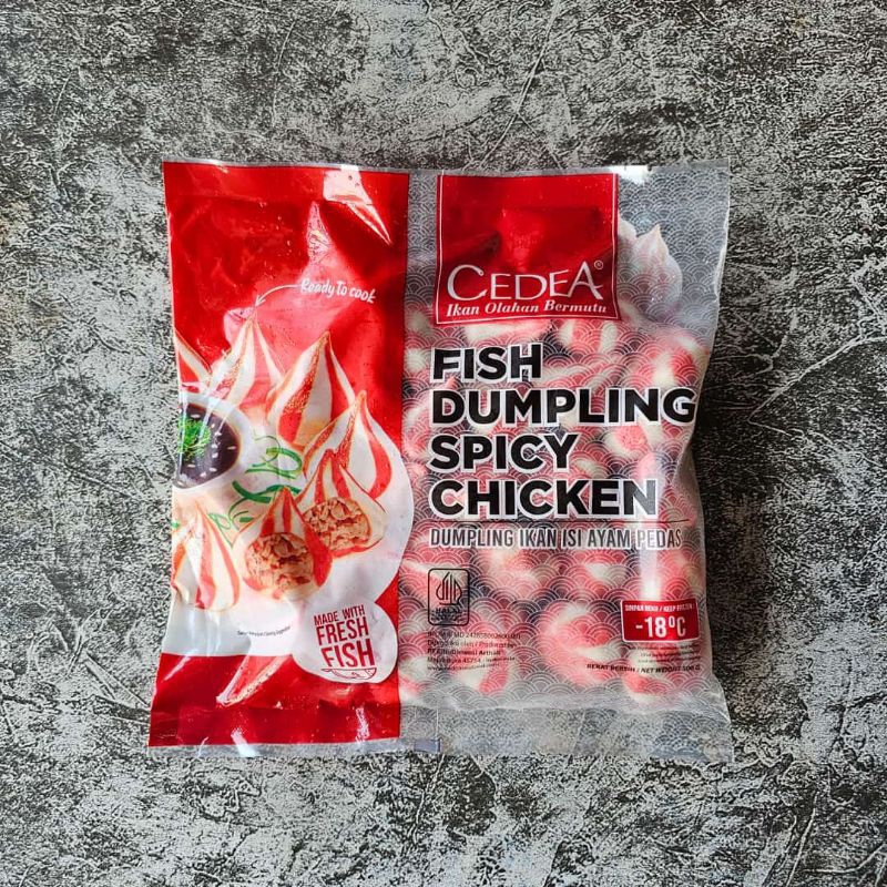 Jual CEDEA FISH DUMPLING SPICY CHICKEN 500gr | Shopee Indonesia