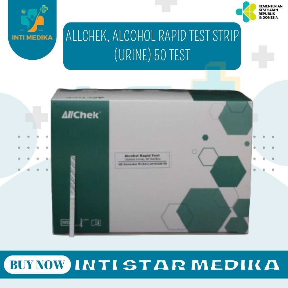 Jual ALLCHEK, ALKOHOL URIN TEST STRIP (50 TEST) | Shopee Indonesia