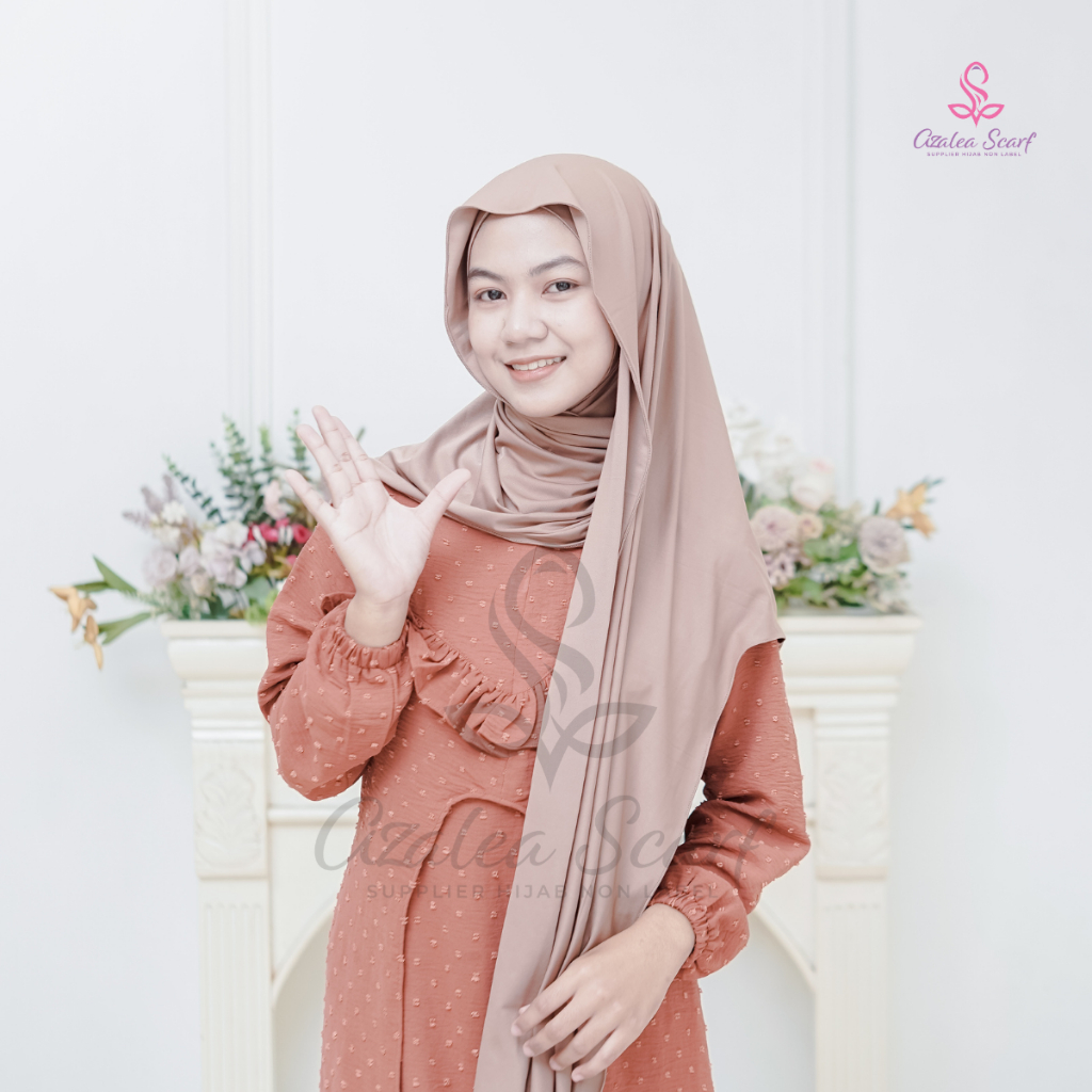 Jual Pashmina Inner Jersey Oval || Pashmina Turki Shawl || Pashmina ...