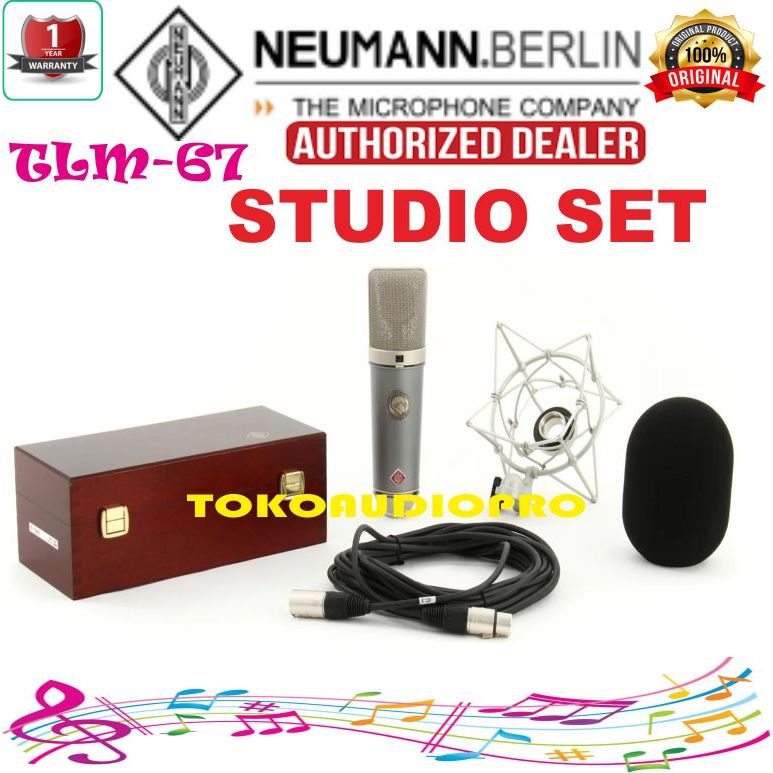 Jual Mic Neumann TLM67 Large-Diaphragm Condenser Microphone Neumann LM ...