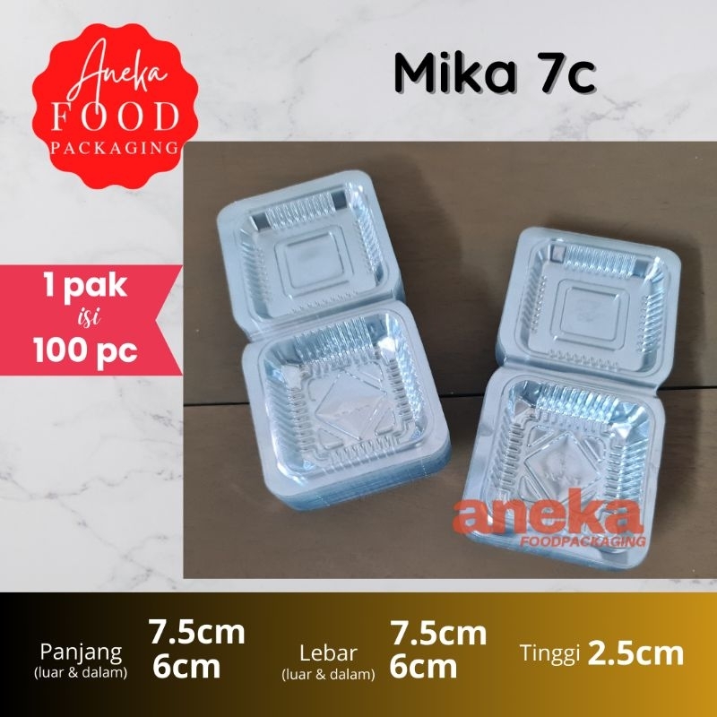 Jual 100pc- Mika plastik kue TX 7C kemasan bolu snack jajanan pasar ...