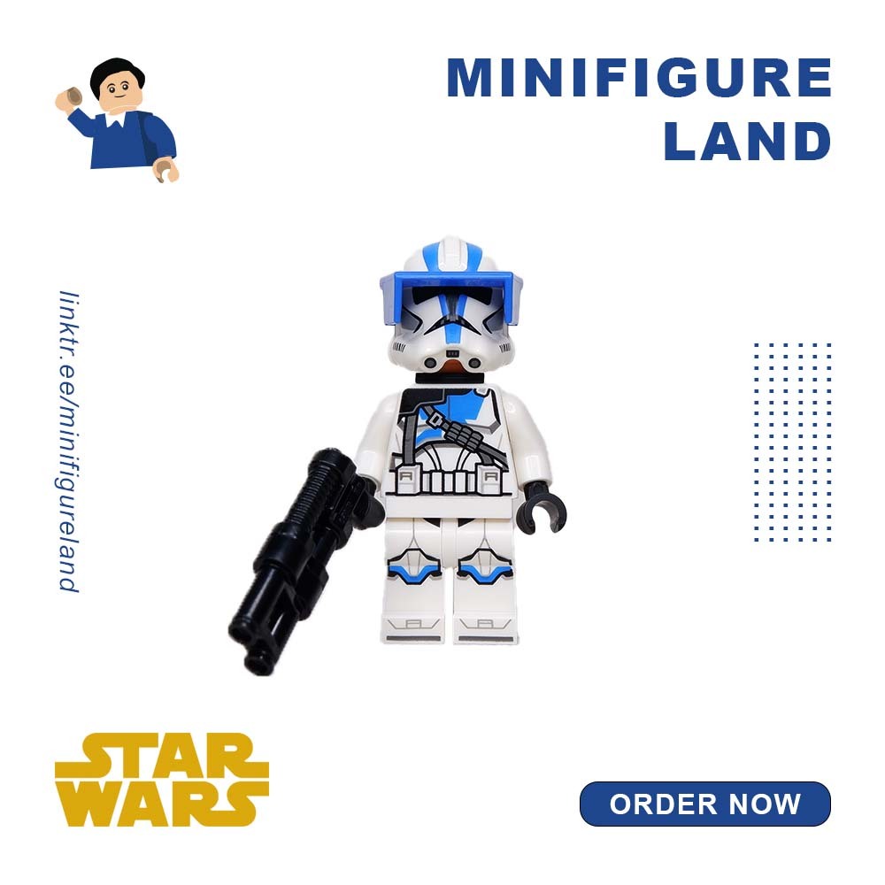 Jual Lego Star Wars - Clone Heavy Trooper, 501st Legion (Phase 2 ...