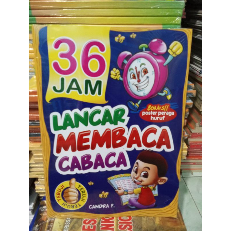 Jual BUKU 36 JAM LANCAR MEMBACA CA BACA BONUS POSTER TELAGA HURUF ...