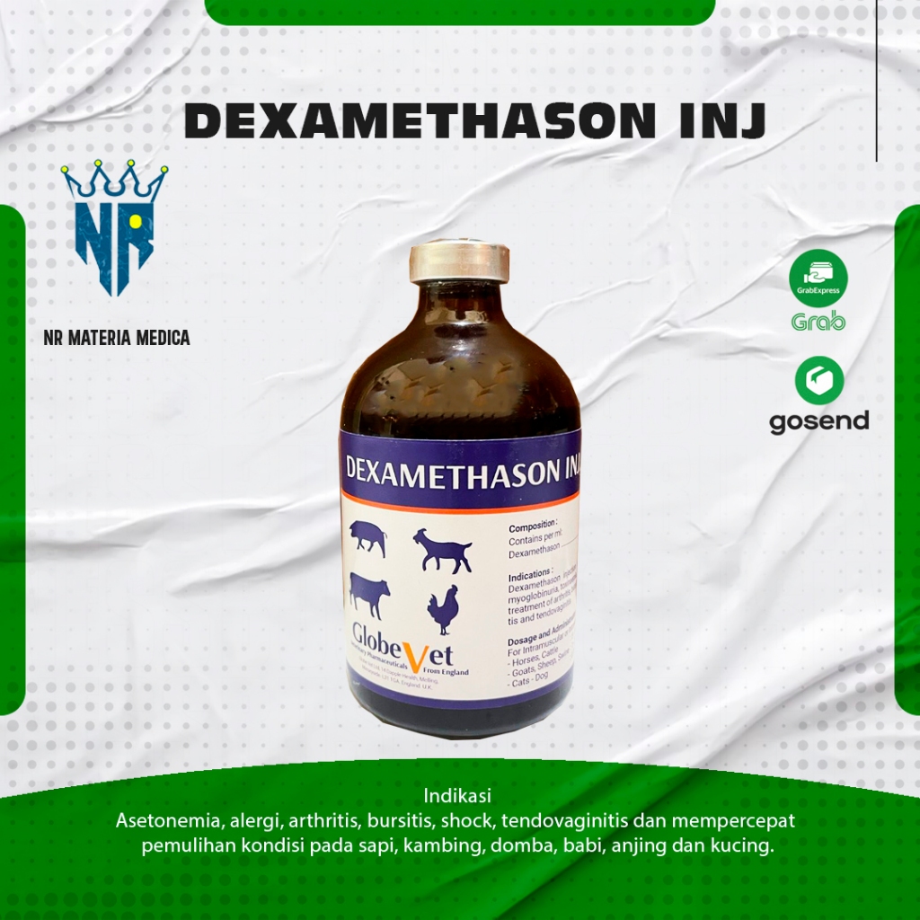 Jual Dexa Globe Vet 100 ml - DEXAMETHASON Asetonemia, alergi, arthritis ...