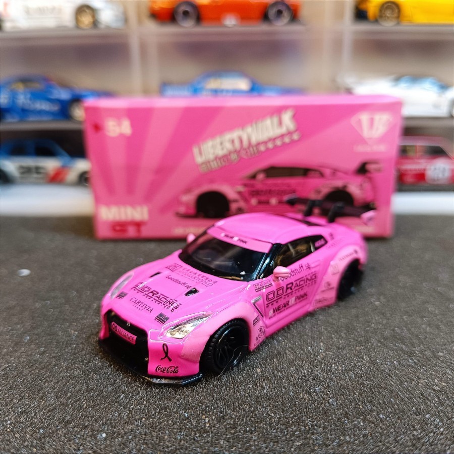 Jual MINI GT 54 NISSAN GTR R35 WEAR IT PINK BREAST CANCER AWARNESS ...