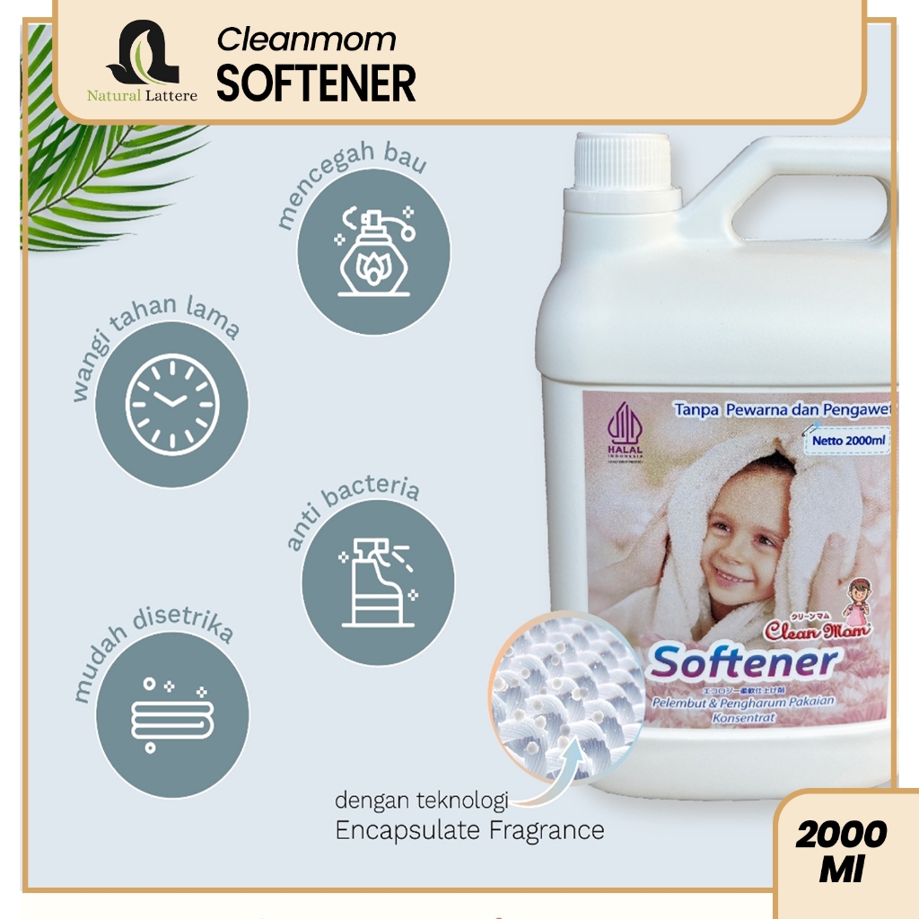 Jual Softner Clean Mom 2 Liter | Shopee Indonesia