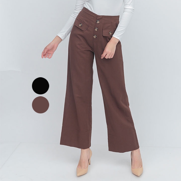 Jual ODIVA - Luna Pants | Celana Kulot Panjang Wanita | Shopee Indonesia