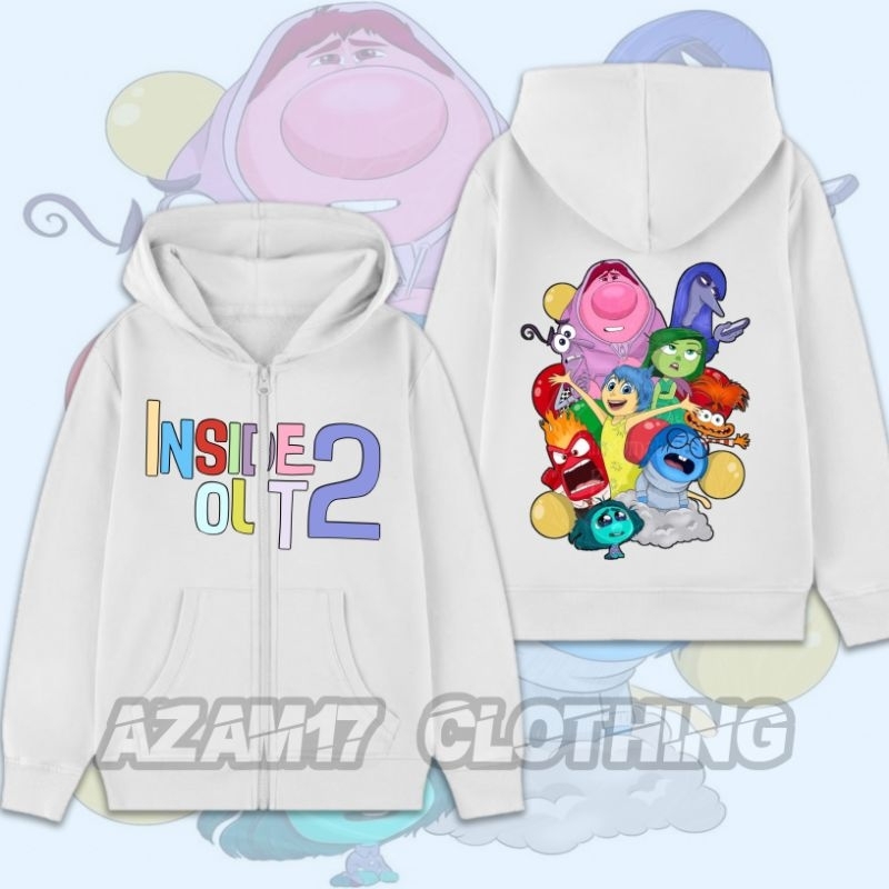 Jual JAKET HOODIE ANAK INSIDE OUT 2 FREE NAMA JAKET RESLETING ANAK FILM ...