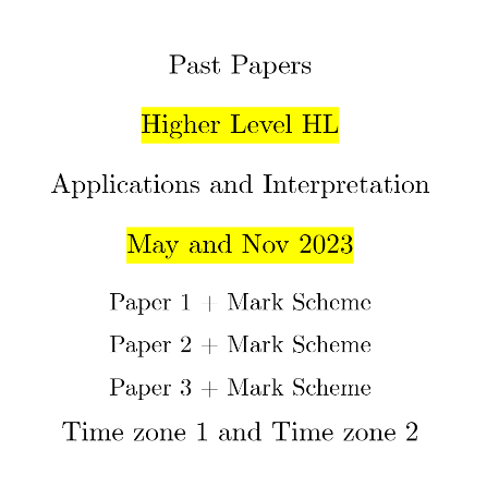 Jual Past Papers IB HL AI Applications and Interpretation Tahun 2023 ...