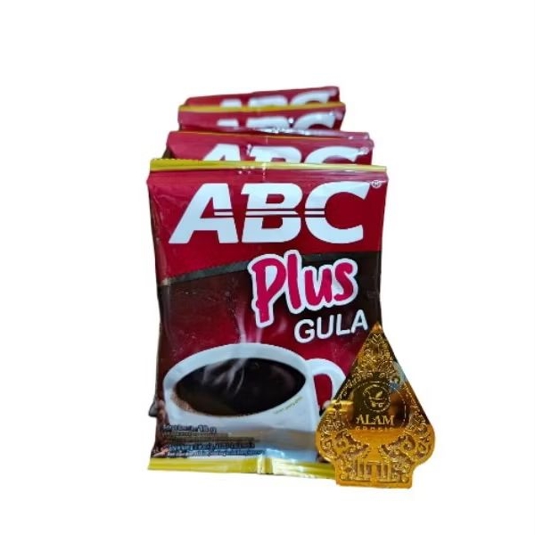 Jual KOPI ABC Plus Gula 18g 1 RENTENG 10 SACHET | Shopee Indonesia