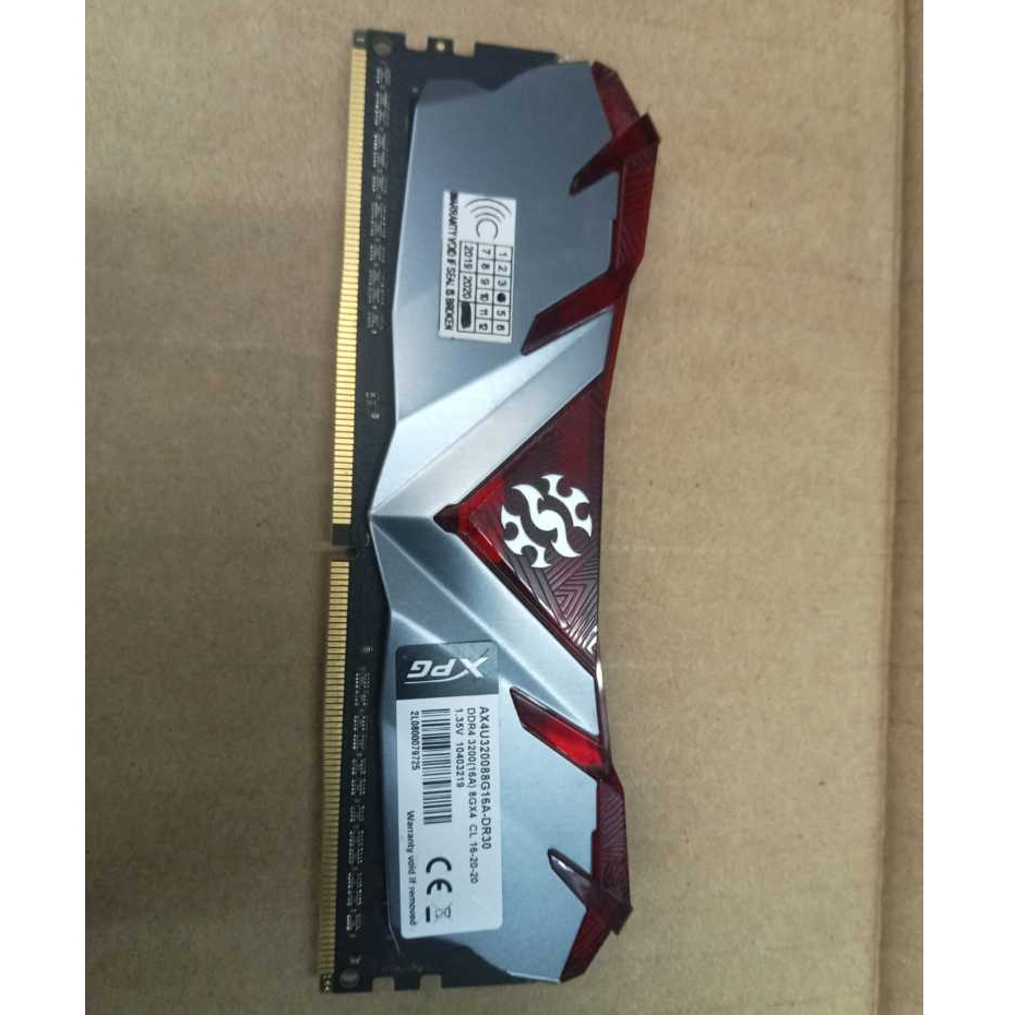 Jual RAM ADATA XPG DDR4 8GB PC 3200 2ND | Shopee Indonesia