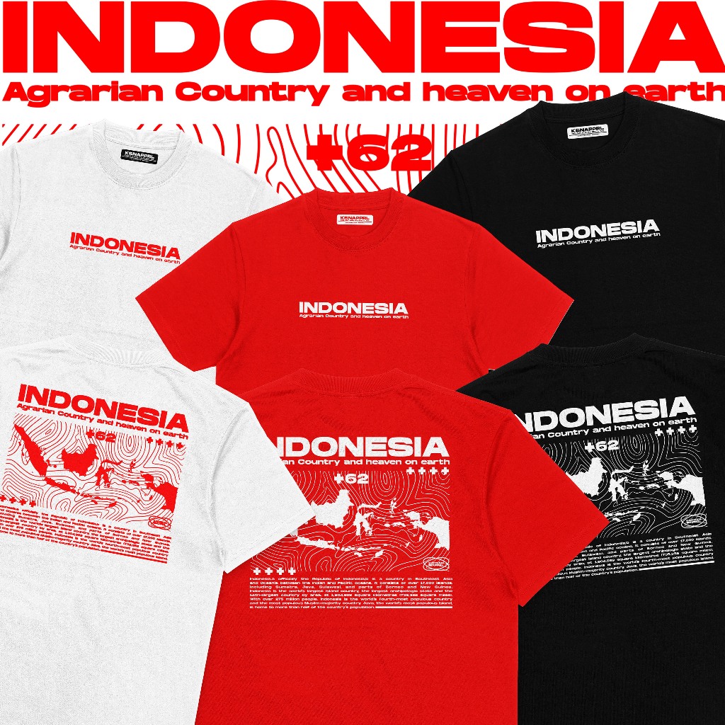Jual Kaos Indonesia Merdeka " PETA INDO " - Kemerdekaan Indonesia 79 ...