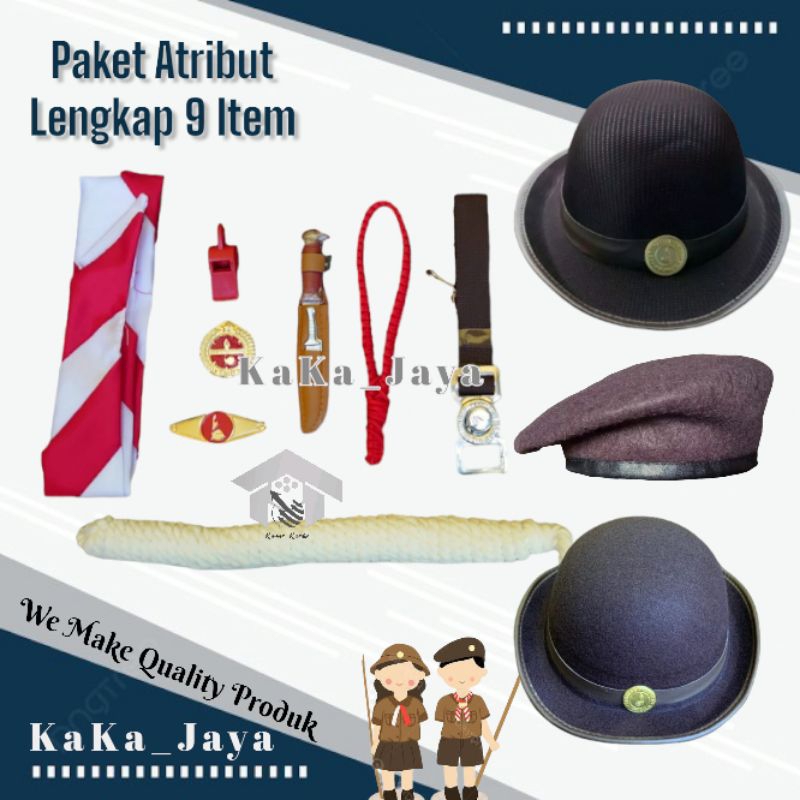 Jual Paket Hemat Atribut Pramuka Perlengkapan Alat Baju Pramuka SD ...