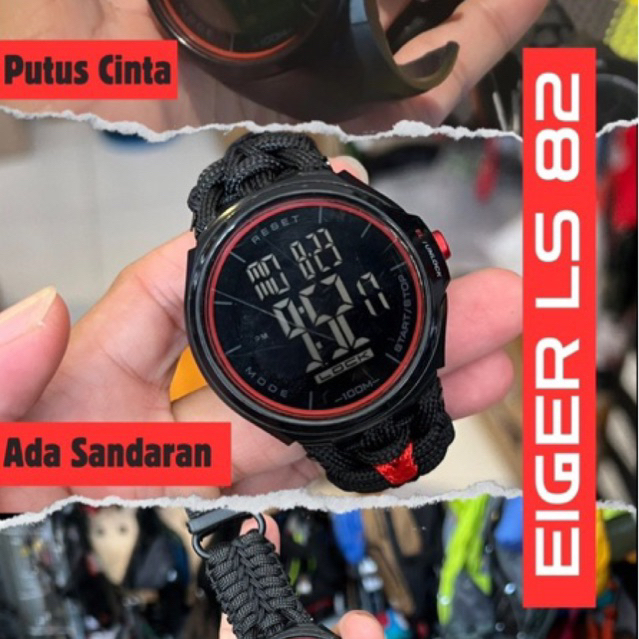 Jual Tali Jam Tangan Paracord Eger TouchDigi Touch Digi LS82 LS 82 ...