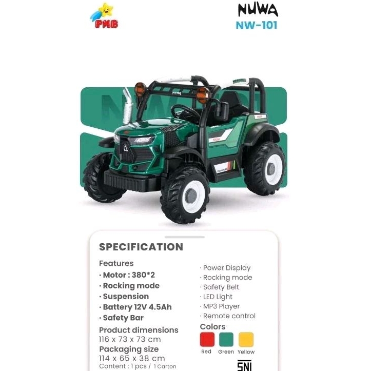 Jual Mobil aki anak NUWA NW-101 NW101 NW.101 NW 101 | Shopee Indonesia