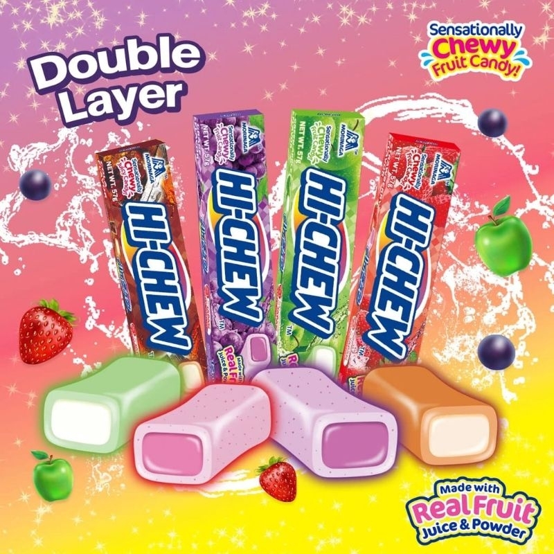 Jual Morinaga Hi Chew permen chewy dengan sari buah asli dari morinaga ...