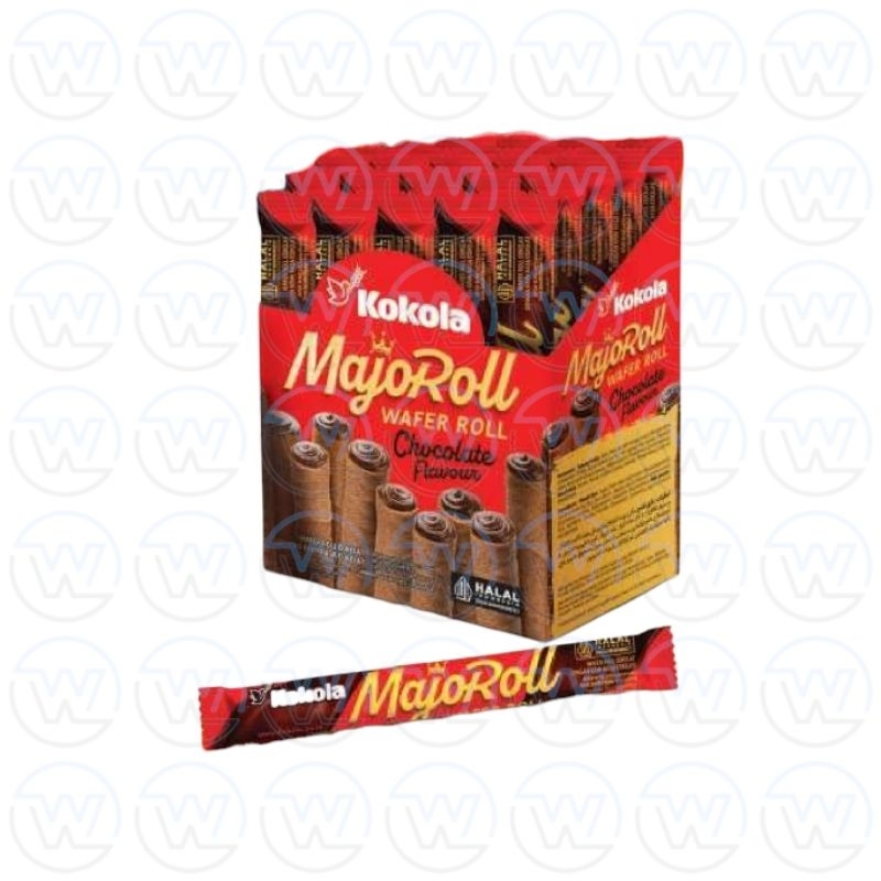 Jual Kokola Majoroll Wafer Roll Chocolate 6gr × 25 Pcs | Shopee Indonesia