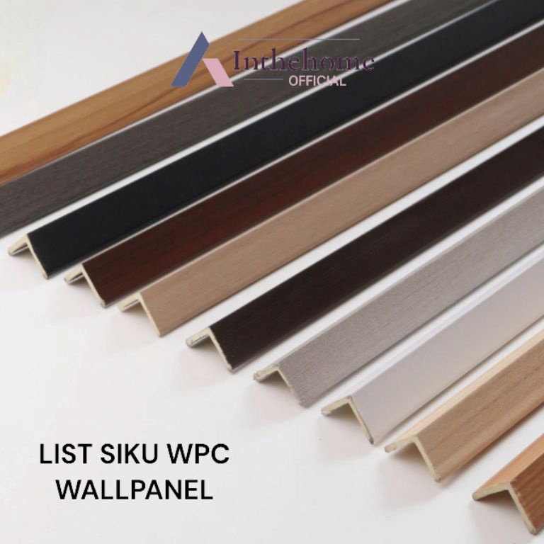 Jual KODE D55N 29 METER LIST SUDUT SIKU L WPC WALLPANEL LIST PENUTUP ...