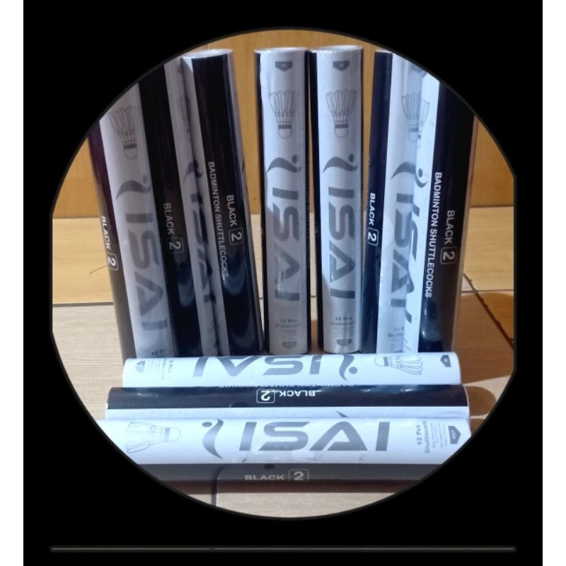 Jual Shuttlecock Isai Hitam Original | Shopee Indonesia