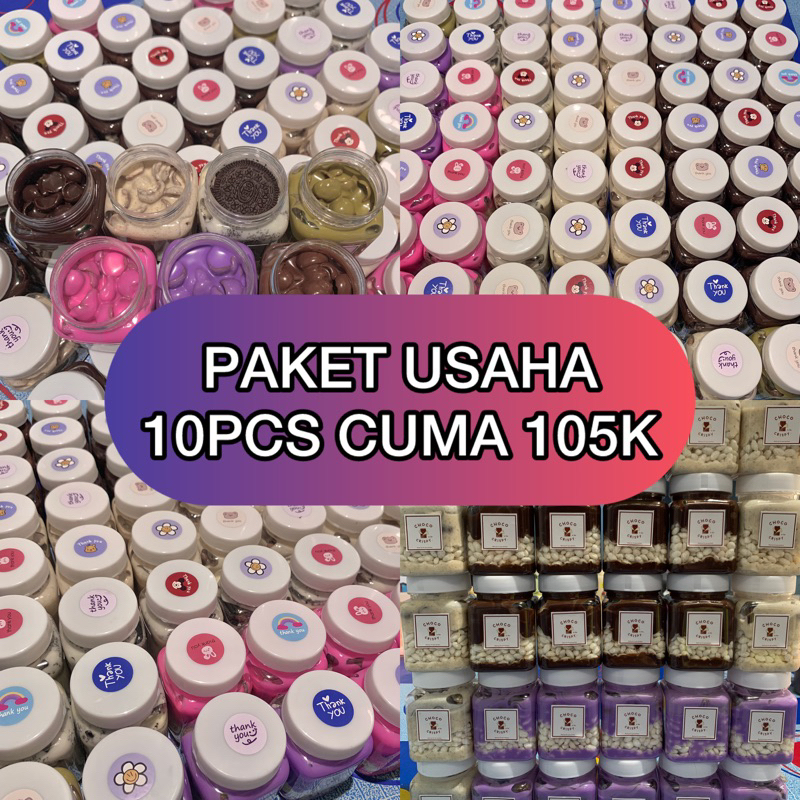 Jual PAKET USAHA CHOCO CRISPY | 10PCS | CHOCO RICE CRISPY | CHOCO JAR ...