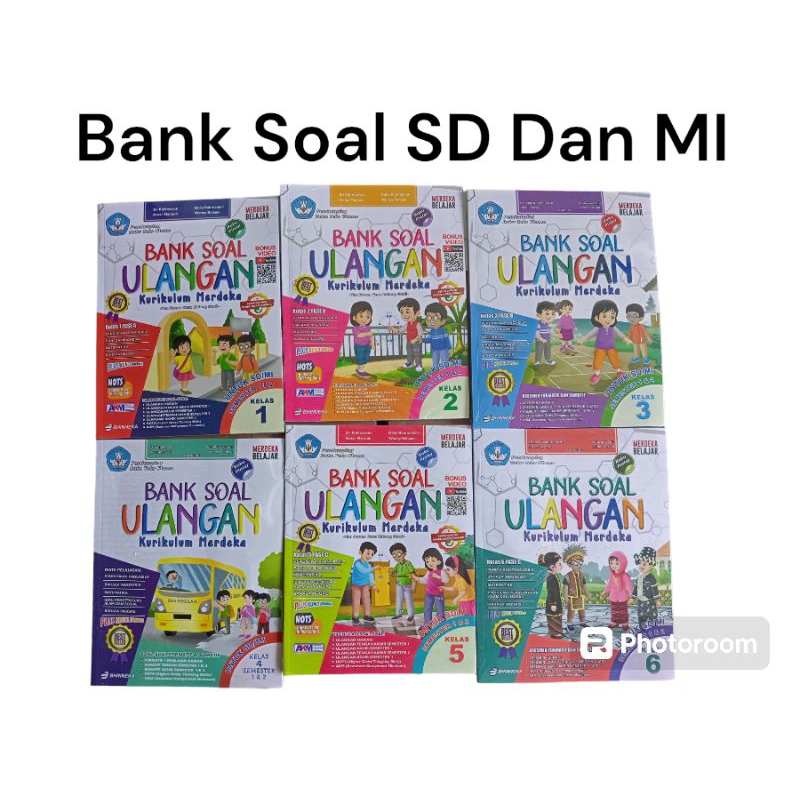 Jual BUKU BANK SOAL ULANGAN SD DAN MI KELAS 1 2 3 4 5 6 KURIKULUM MERDEKA BHINNEKA 2023 | Shopee ...