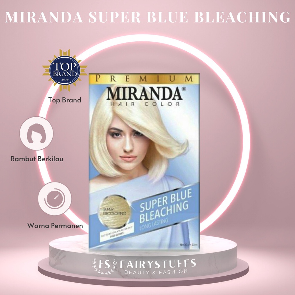 Jual LIMIT Miranda Hair Color Pastel Super Blue Bleaching Series Cat ...