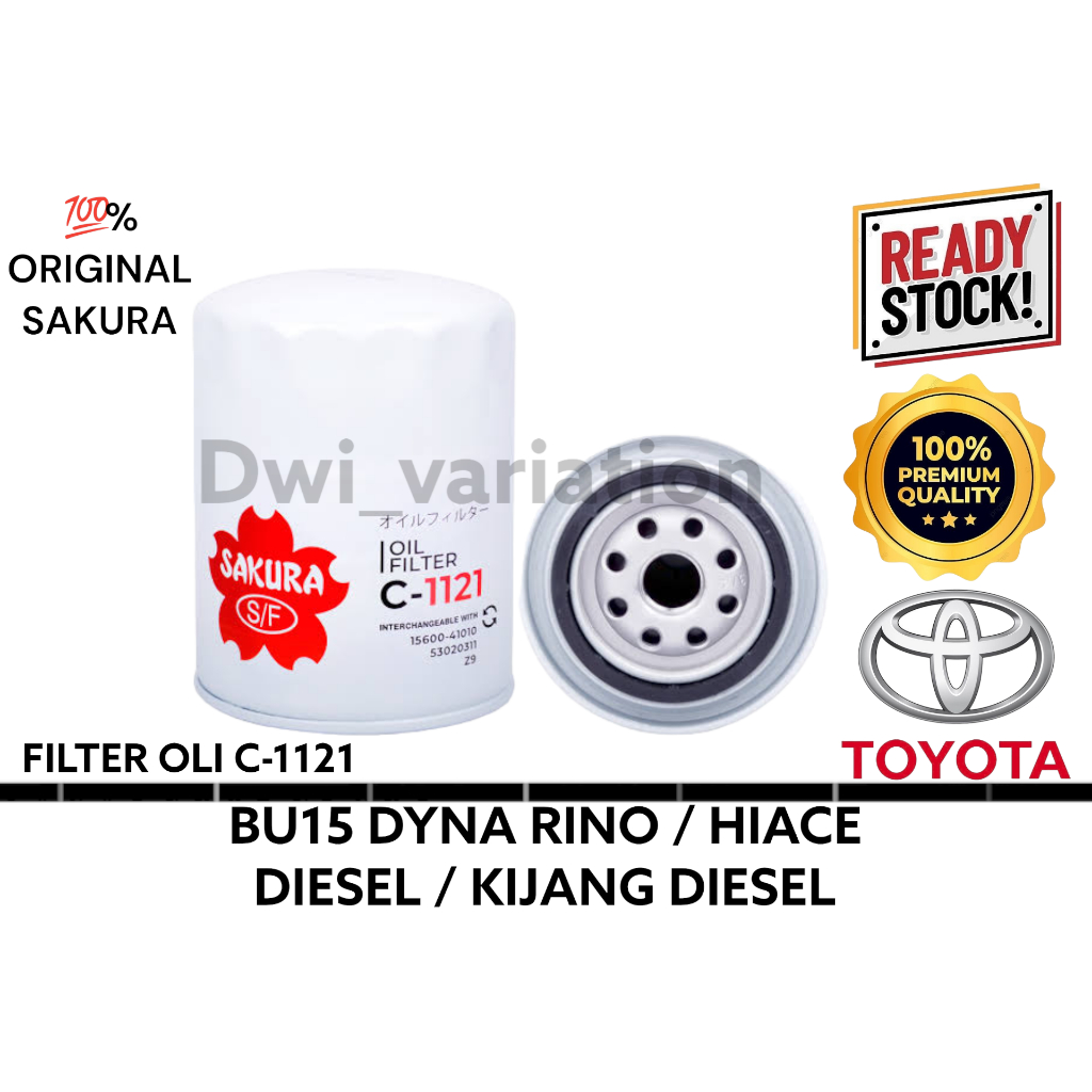 Jual FILTER OLI DYNA RINO / HIACE DIESEL / KIJANG DIESEL ORIGINAL ...
