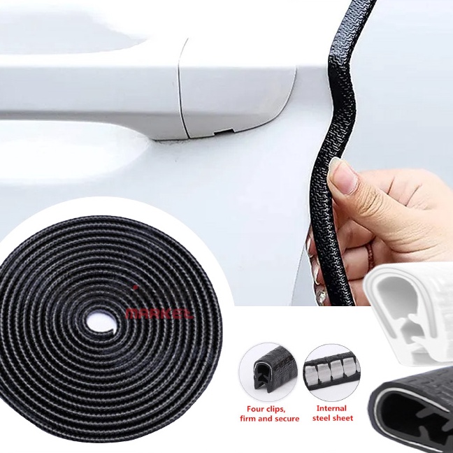 Jual HJ6 PELINDUNG PINTU MOBIL BESI TEBAL ANTI GORES TRIM DOOR GUARD ...