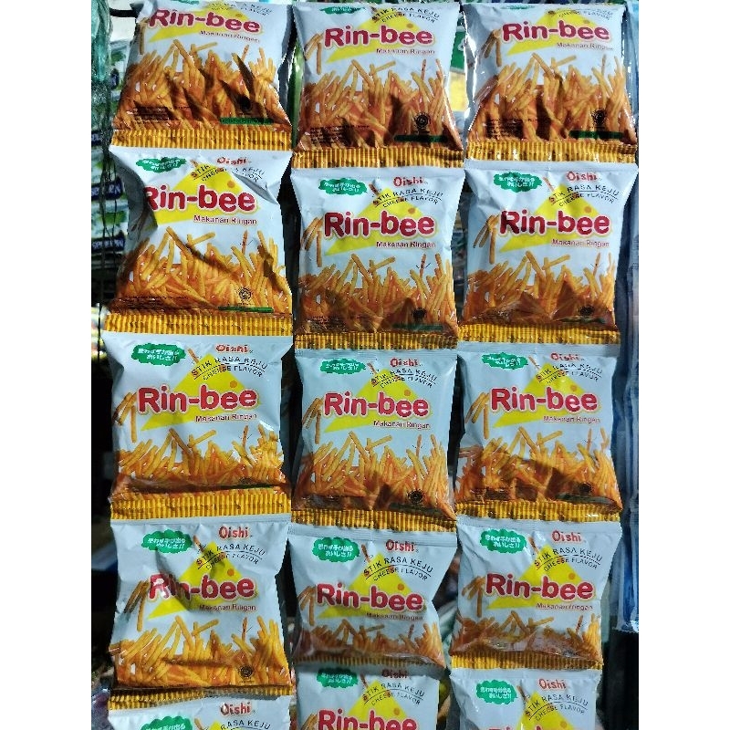 Jual Oishi Rin-Bee Stick Rasa Keju ( 1 Renceng isi 10 Pcs ) | Shopee ...