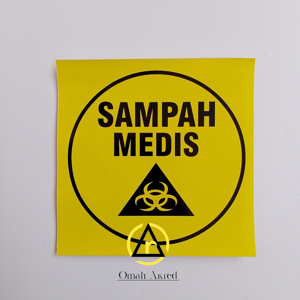 Jual Stiker Medis - Stiker Limbah - Stiker Vinyl | Shopee Indonesia