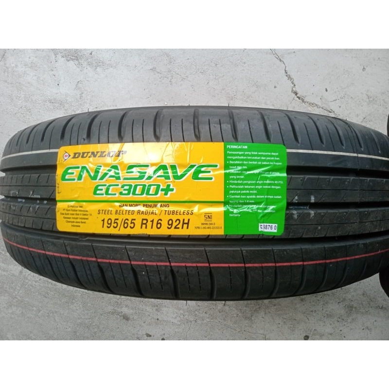 Jual DUNLOP ENASAVE EC-300 195 65 R16 OEM MITSUBISHI XPANDER SPORT | Shopee Indonesia