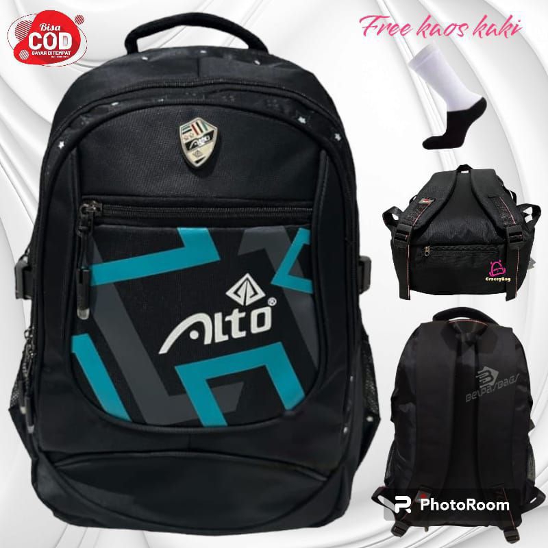 Jual Tas ransel alto original 100% \ Tas sekolah alto \ Backpack alti | Shopee Indonesia