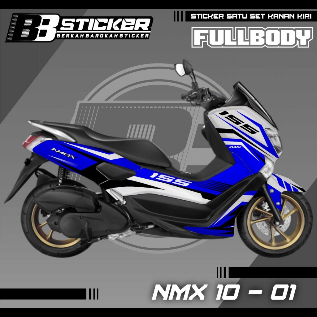 Jual Decal Sticker Yamaha NMAX 155 Old BISA HOLOGRAM Fullbody 2015-2019 ...