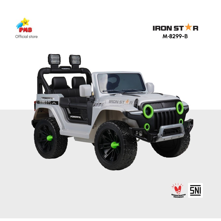 Jual Mobil Aki Anak PMB M-8299 B IRON STAR / Mainan Mobil Aki Anak (BAN ...