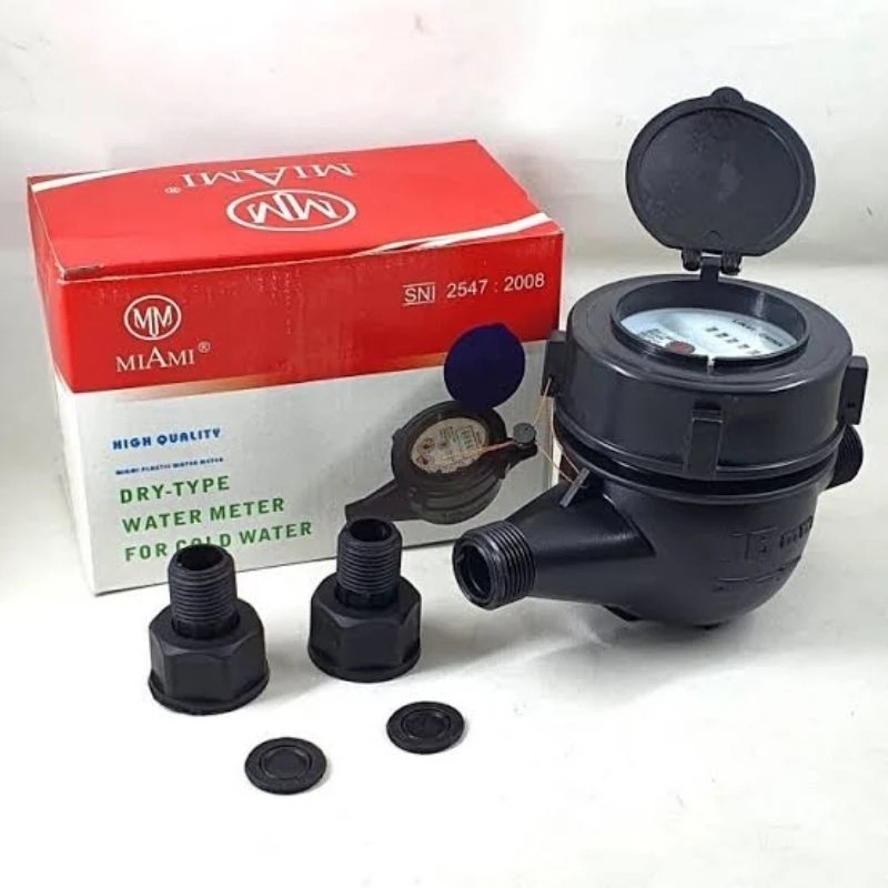 Jual Meteran air PDAM PAM body plastik 1/2 SNI | Shopee Indonesia