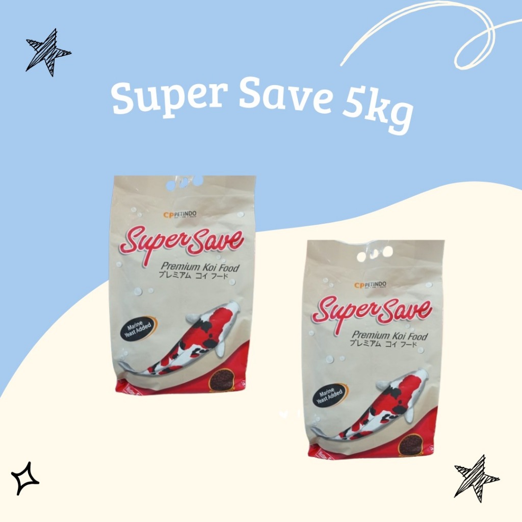 Jual Makanan Ikan - Super Save 5m 5kg | Shopee Indonesia