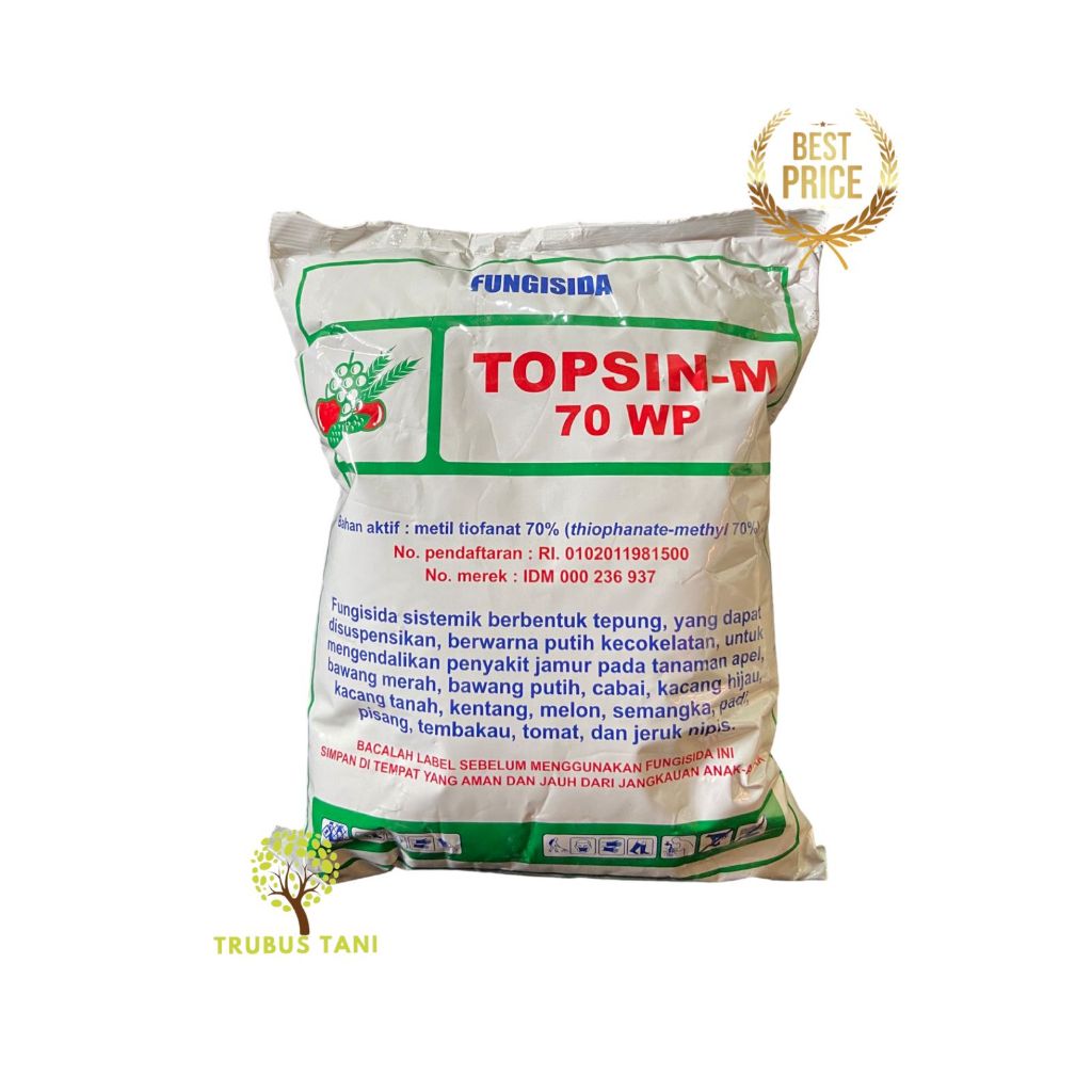 Jual FUNGISIDA TOPSIN-M 70 WP - 500 GRAM - TOPSIN PUTIH | Shopee Indonesia