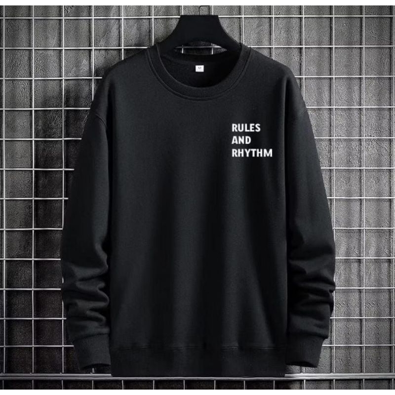 Jual Sweater Rules And Rhythm | Sweater Oversize | Sweter Cowok ...