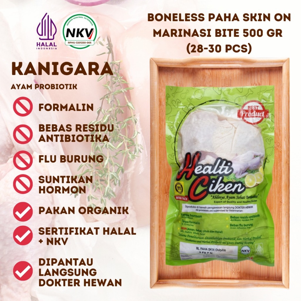 Jual MEDIUM HEALTI CIKEN MARINASI BONELESS PAHA SKIN ON HALAL HEALTHY ...