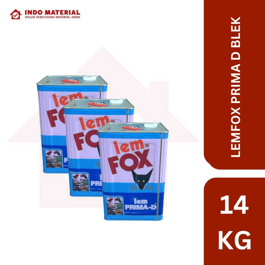 Jual Lem Fox Prima D Blek 14 kg | Perekat HPL Interior Terbaik | Shopee ...