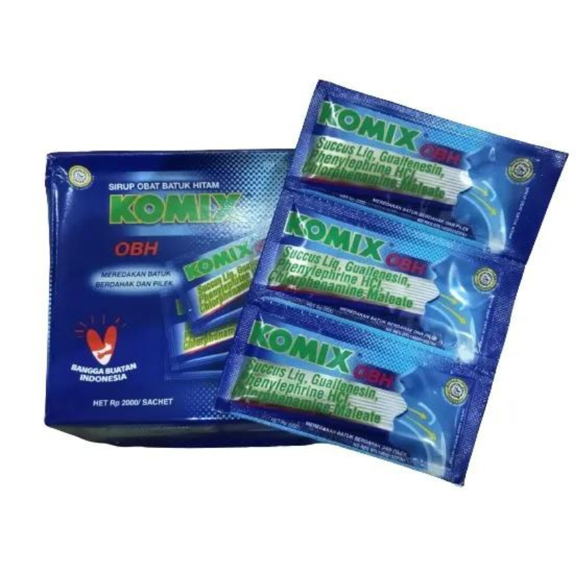 Jual Komix All Variant 30 Sachet @7 Ml (Jahe, Jeruk Nipis, OBH ...