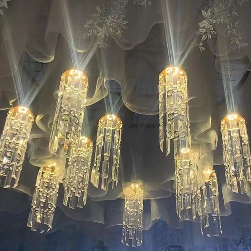 Jual WM 1SET LAMPU RUMBAI JELLY FISH GANTUNG ISI 10 KRISTAL (SUDAH ...